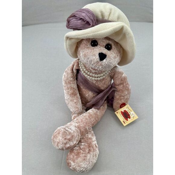 Toys | Chantilly Lane Musical Bear 22 Rose Singing Love Plush Stuffed ...
